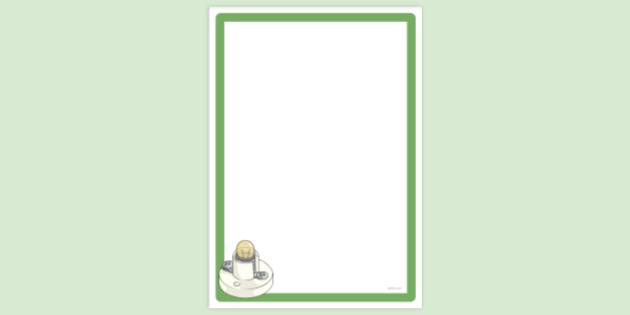FREE! - * NEW * Simple Blank Bulb in Holder Page Border