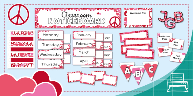 Classroom Display Pack | Bright Love and Peace