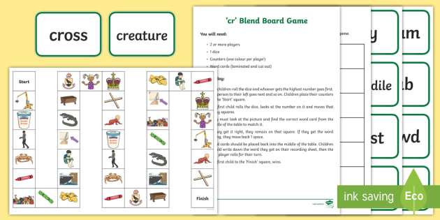 'cr' Blend Board Game