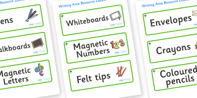 FREE! - Palm Tree Themed Editable Writing Area Resource Labels
