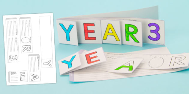 Year 3 Write Up Booklet - End of Year 3 Review