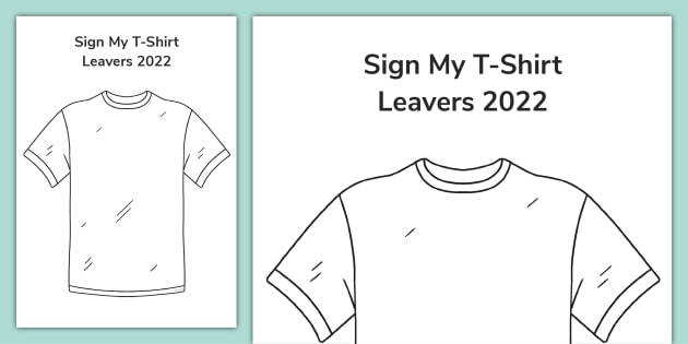 Sign My Leavers T-Shirt | Leavers' Resources | Beyond