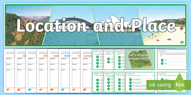 Location and Place Activity Pack