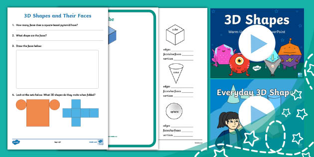 👉 3D Shapes Resource Pack