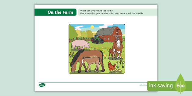 * NEW * On the Farm Labelling Activity | EYFS and KS1