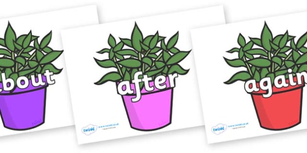 FREE! - KS1 Keywords on Plants (teacher made)