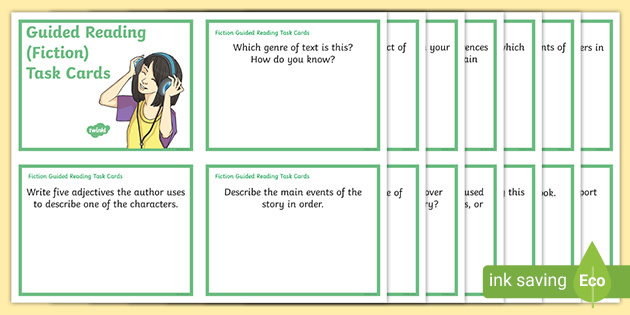 Guided Reading (Fiction) Task Cards