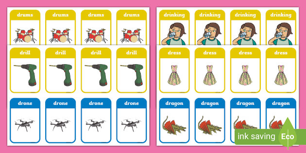 /dr/ Blend Snap Cards (teacher made)