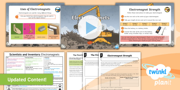 Science: Scientists and Inventors: Electromagnets Year 3 Lesson Pack 7