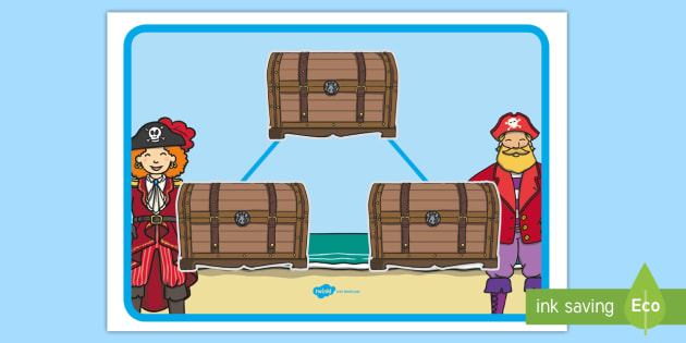 Pirate Halving Maths Mat (teacher made)