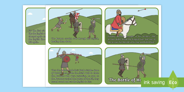 The Battle Of Hastings Storyboard Activity Ks2 Resources