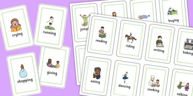 Two Syllable Final 'ng' Sound Playing Cards (teacher made)