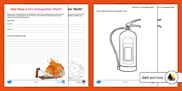 How a Fire Extinguisher Works Research Activity