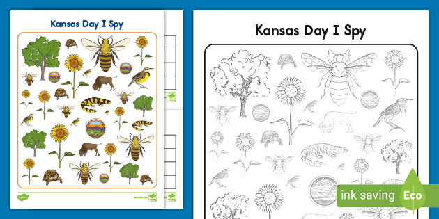 Kansas Day I Spy Activity | Printable Resource | Twinkl