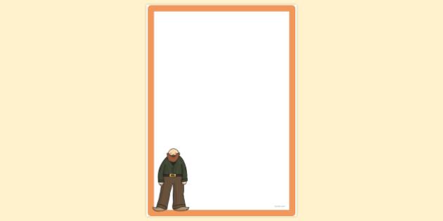 FREE! - Simple Blank Giant Page Border | Page Borders | Twinkl