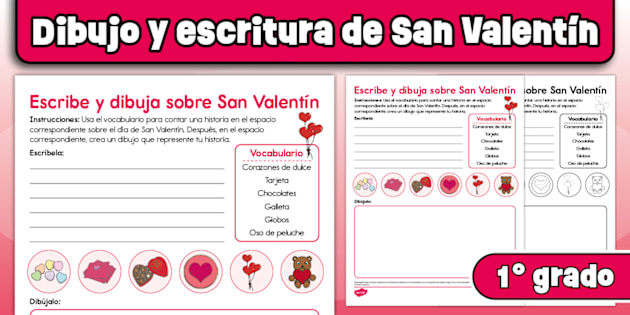 Hojas De Trabajo De Sustantivos Del Día De San Valentín