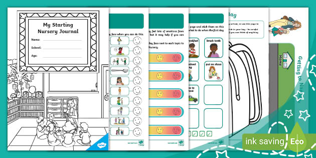 Starting Nursery Journal - Pack (teacher made)