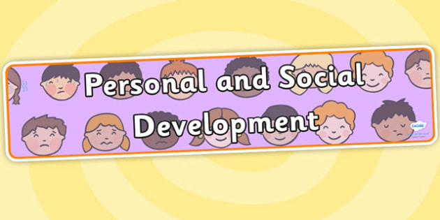 FREE! - EYFS Learning Areas Personal and Social Development Display Banner