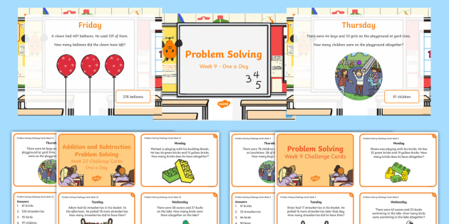 Week 9 - Problem Solving - One a Day - Resource Pack