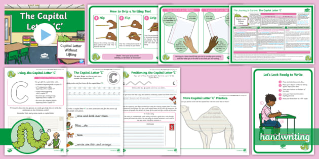 Twinkl Handwriting: The Capital Letter 'C' EYFS/KS1 Activity Pack