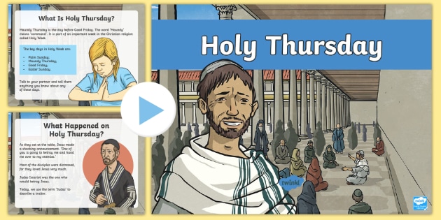 Senior Holy Thursday Information PowerPoint (teacher made)