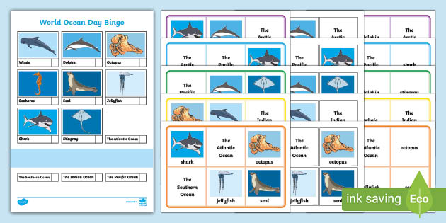World Ocean Day Bingo