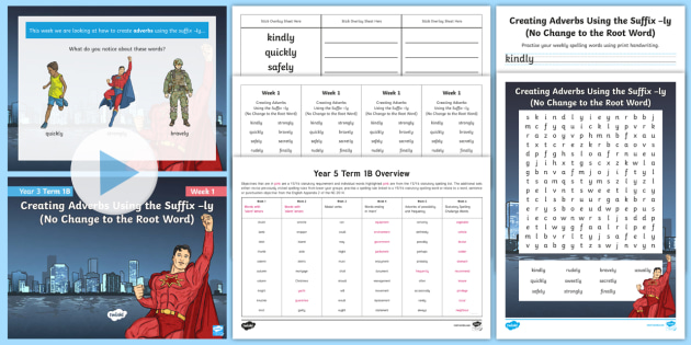 Year 3 Term 1B Week 1 Spelling Pack