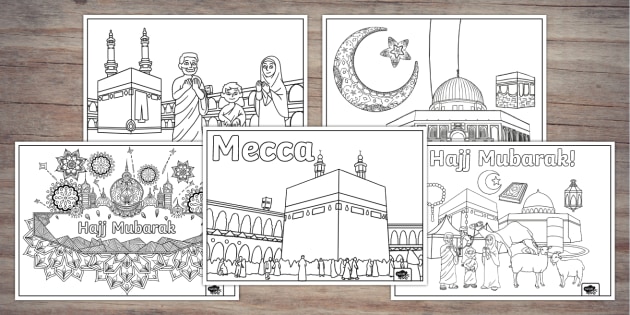 Hajj Colouring Sheets | Twinkl Party (teacher made)