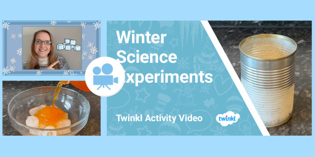 FREE! - KS1 (Ages 5-7) Activity Video: Winter Science Experiments