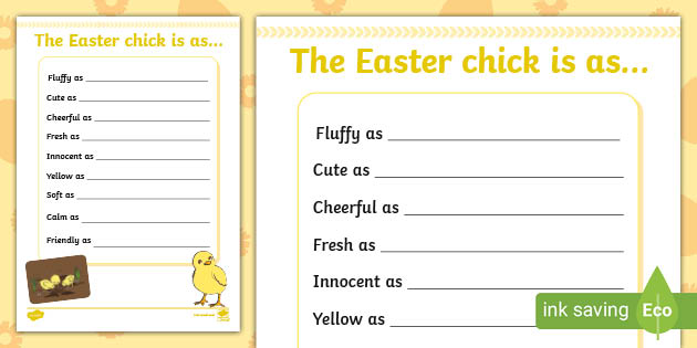 Easter Poem Templates | twinkl.com.au