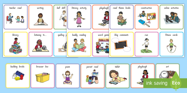 Reading Rotation/Tumble Activity Station Cards
