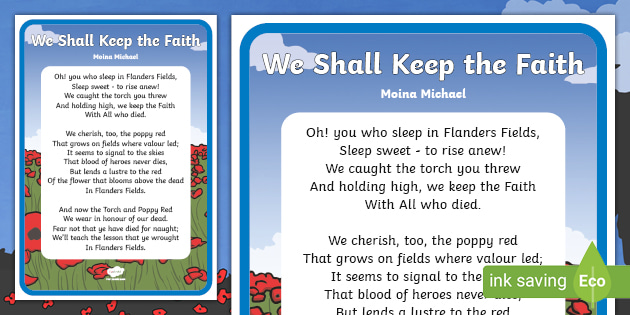 Remembrance Day Poem - KS1 Resources (teacher made) - Twinkl