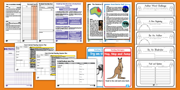 Year 5/6 Reading Intervention Tutoring Program Pack