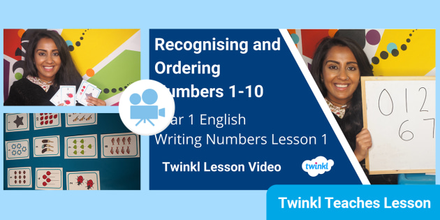 FREE! - 👉 Year 1 (Ages 5-6) Writing Numbers: Video Lesson 1