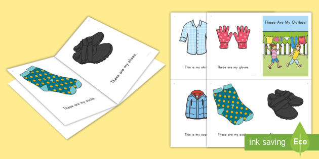 Clothes Early Emergent Reader