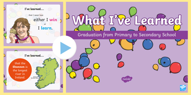 What I've Learned PowerPoint (teacher made)