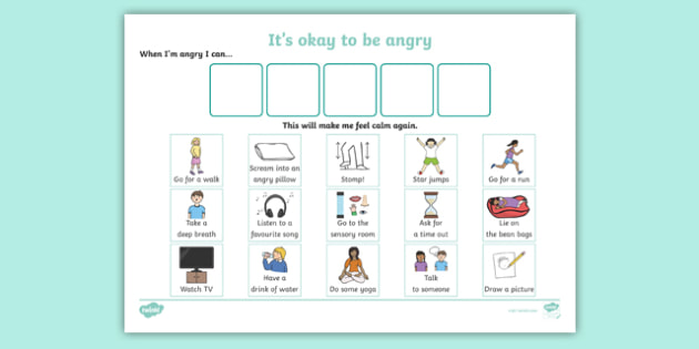 When I'm Angry I Can Choice Cards (teacher made)