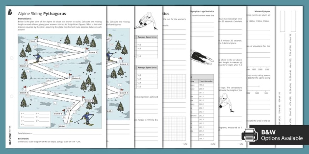 Maths Winter Olympics: Activity Pack | Beyond Maths Resources