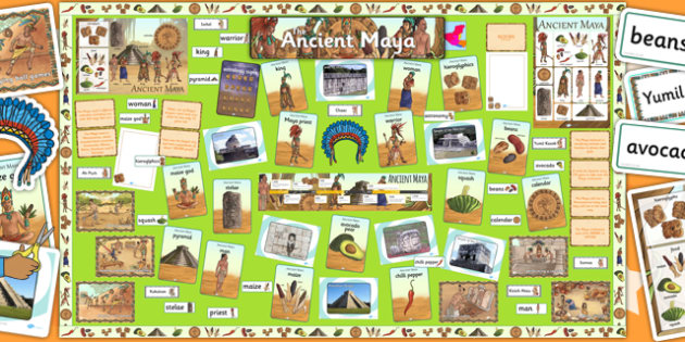 Ready Made Maya Civilisation Display Pack (teacher made)