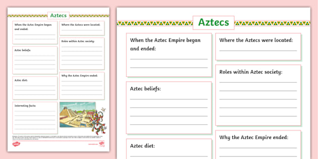 Aztecs Resources | twinkl.co.uk