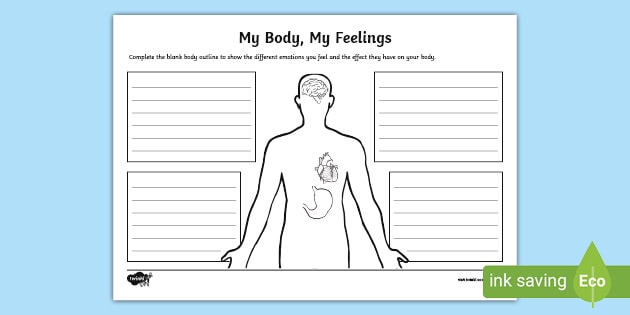 My Body, My Feelings Activity Sheet
