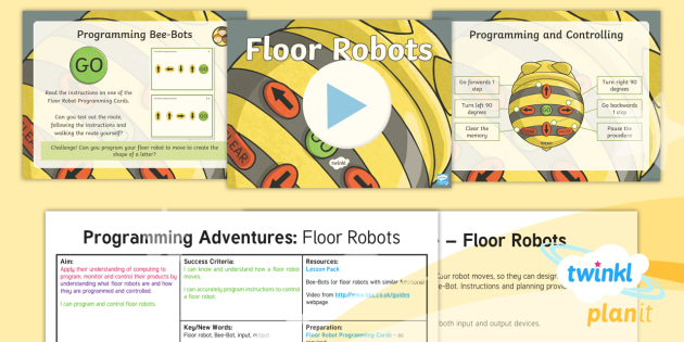 D&T: Programming Adventures: Floor Robots Upper KS2 Lesson 1