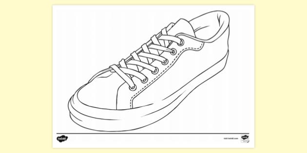 FREE! - Shoe Colouring | Colouring Sheets (teacher made)