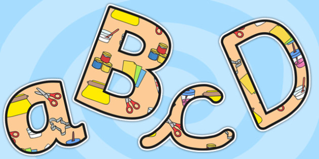 FREE! - 👉 Modelling Area Themed Size Editable Display Lettering - modelling