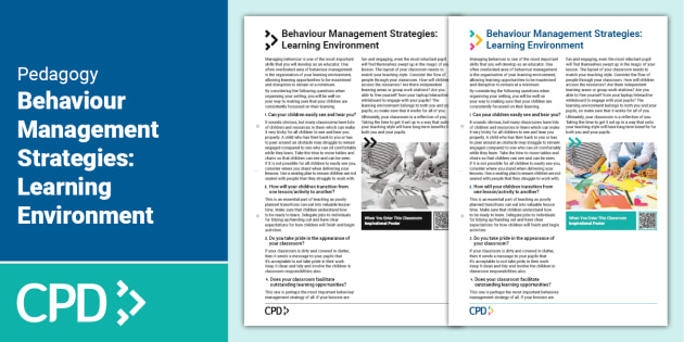 Education Behaviour Management • Twinkl.com.au