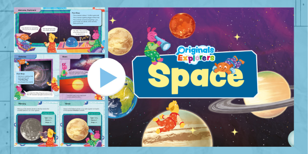 Originals Explorers: Space Book PPT | Space Books EYFS