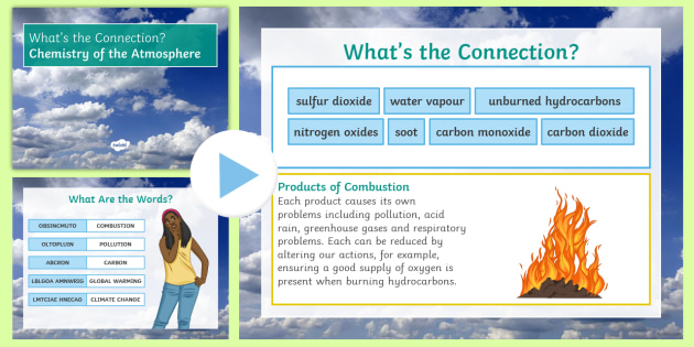 Chemistry of the Atmosphere: What's the Connection? PowerPoint