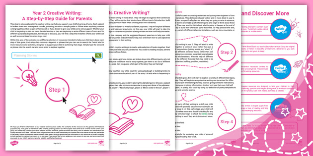 Year 2 Creative Writing: Parent Guide and Activities Pack