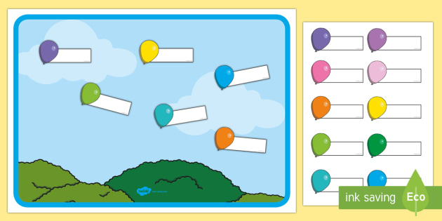 Balloon-Themed Self-Registration Display Pack