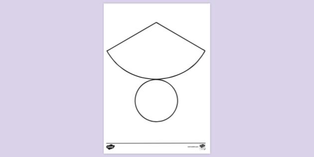 FREE! - Cone Net Colouring | Colouring Sheets (teacher made)